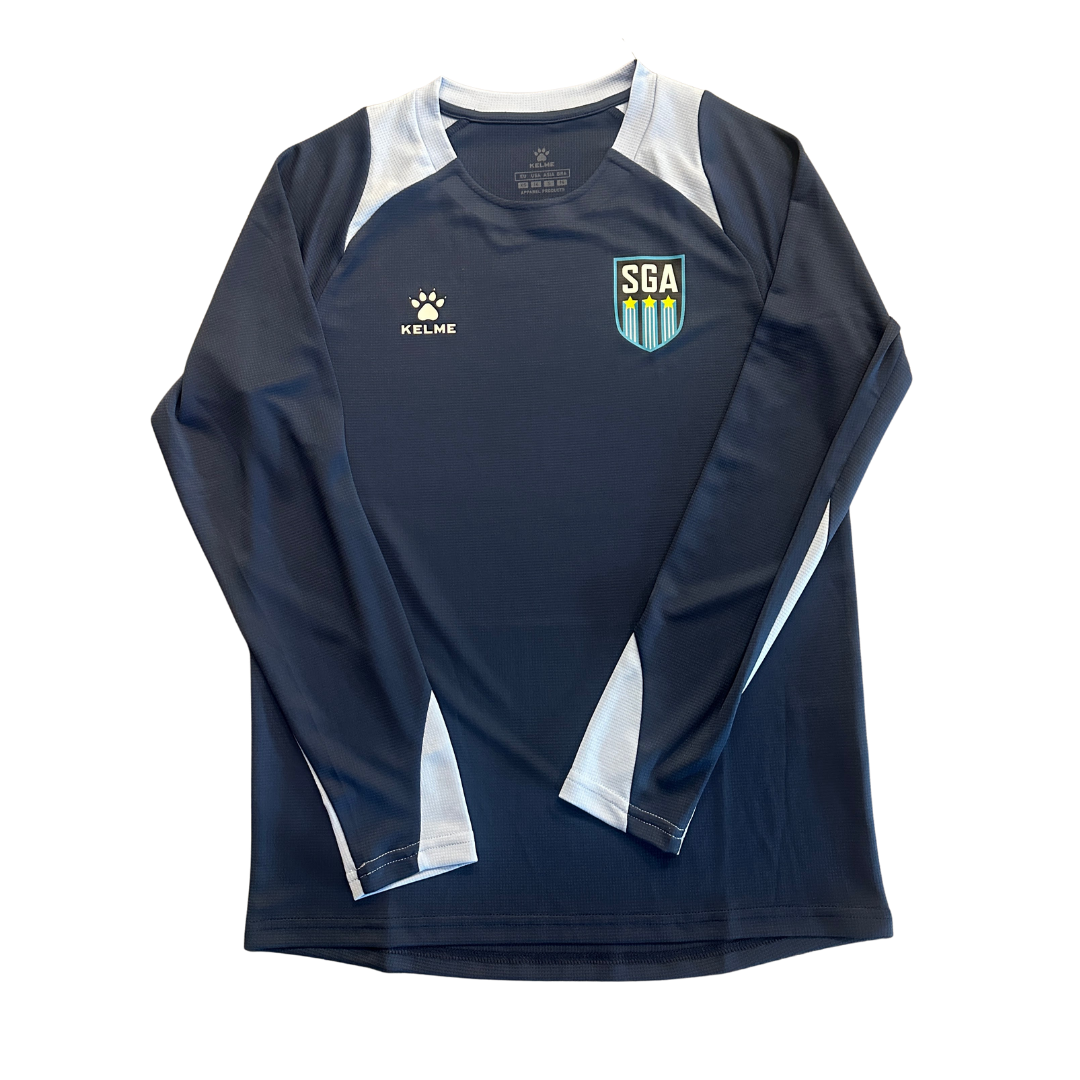 Long Sleeve- Navy Fitted shirt- YOUTH XL – SGA Spirit Wear